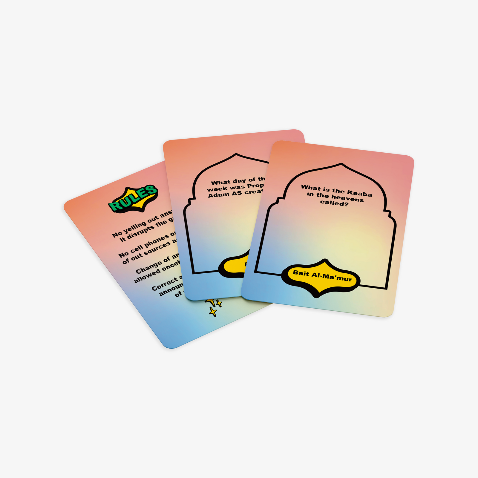 Islamic Trivia Card Game – 5ivepillars